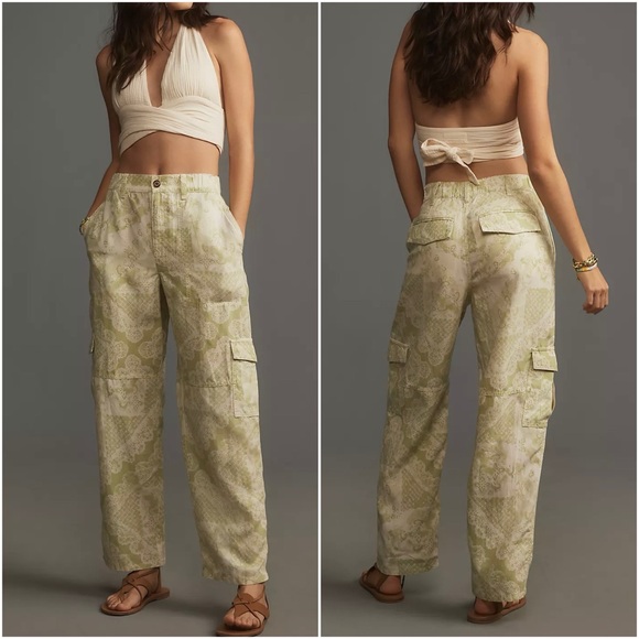 Pilcro | Pants & Jumpsuits | Nwt Anthropologie Pilcro Slim Linenblend ...
